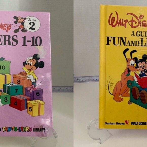 The Unbranded Brand | Toys | Walt Disney Books 2 Numbers 1 Vol 2 Fun ...